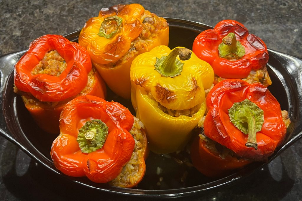 Plant-Powered Stuffed Peppers - More Than Our Story